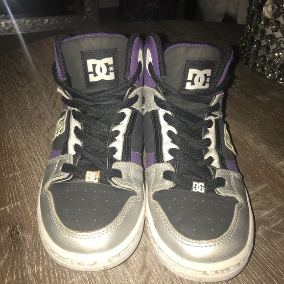 DC | Shoes | Dc Purple And Black High Tops | Poshmark